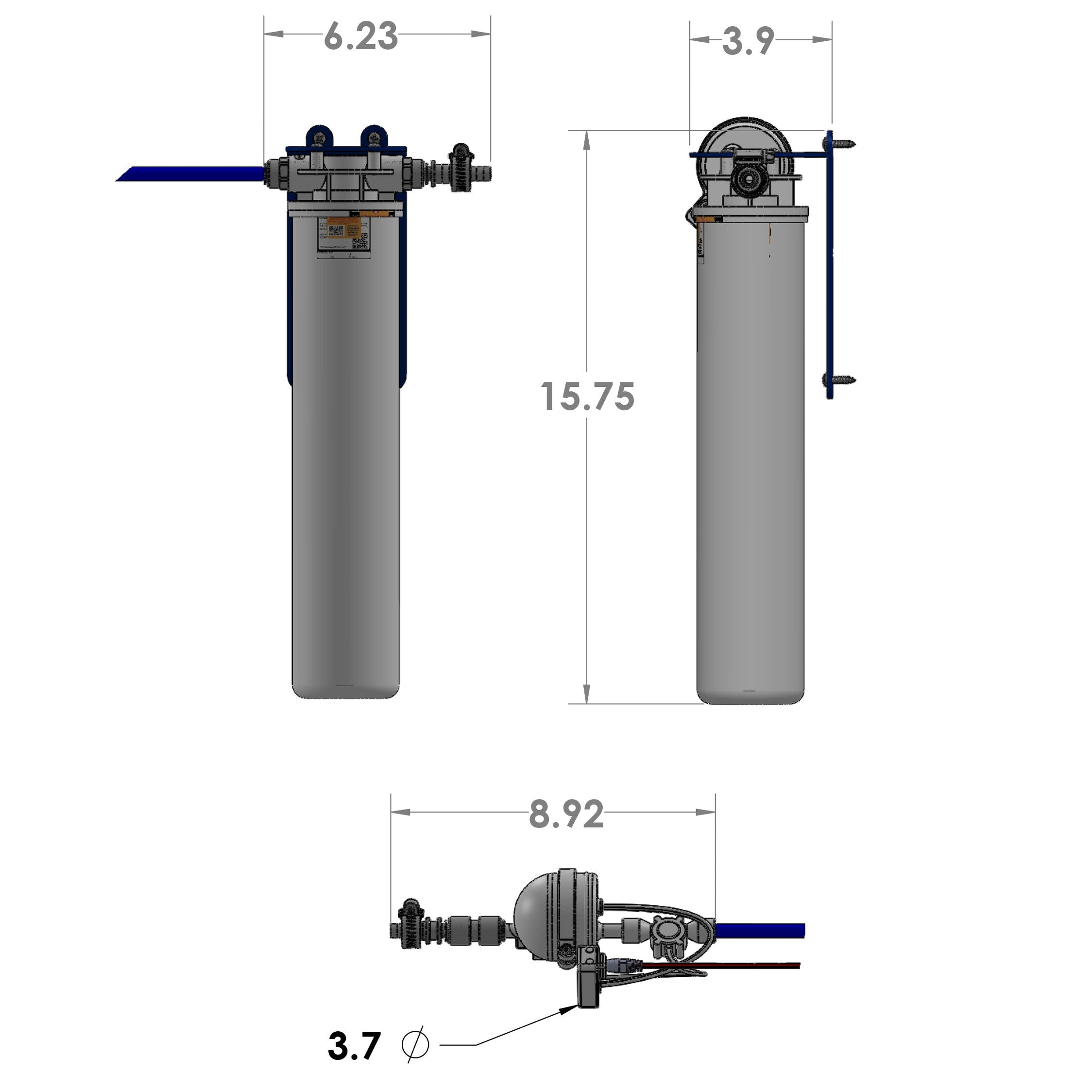 [Guzzle H2O] Stealth Flex Twist Built-In Water Filtration & Purificati ...